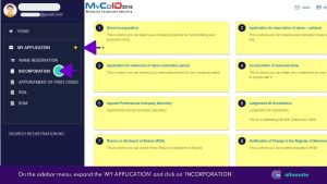 How To Incorporate Using SSM MyCoID - Direct Incorporation Application ...