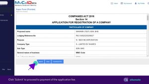 How To Incorporate Using SSM MyCoID - Direct Incorporation Application ...
