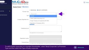 How To Incorporate Using SSM MyCoID - Direct Incorporation Application ...